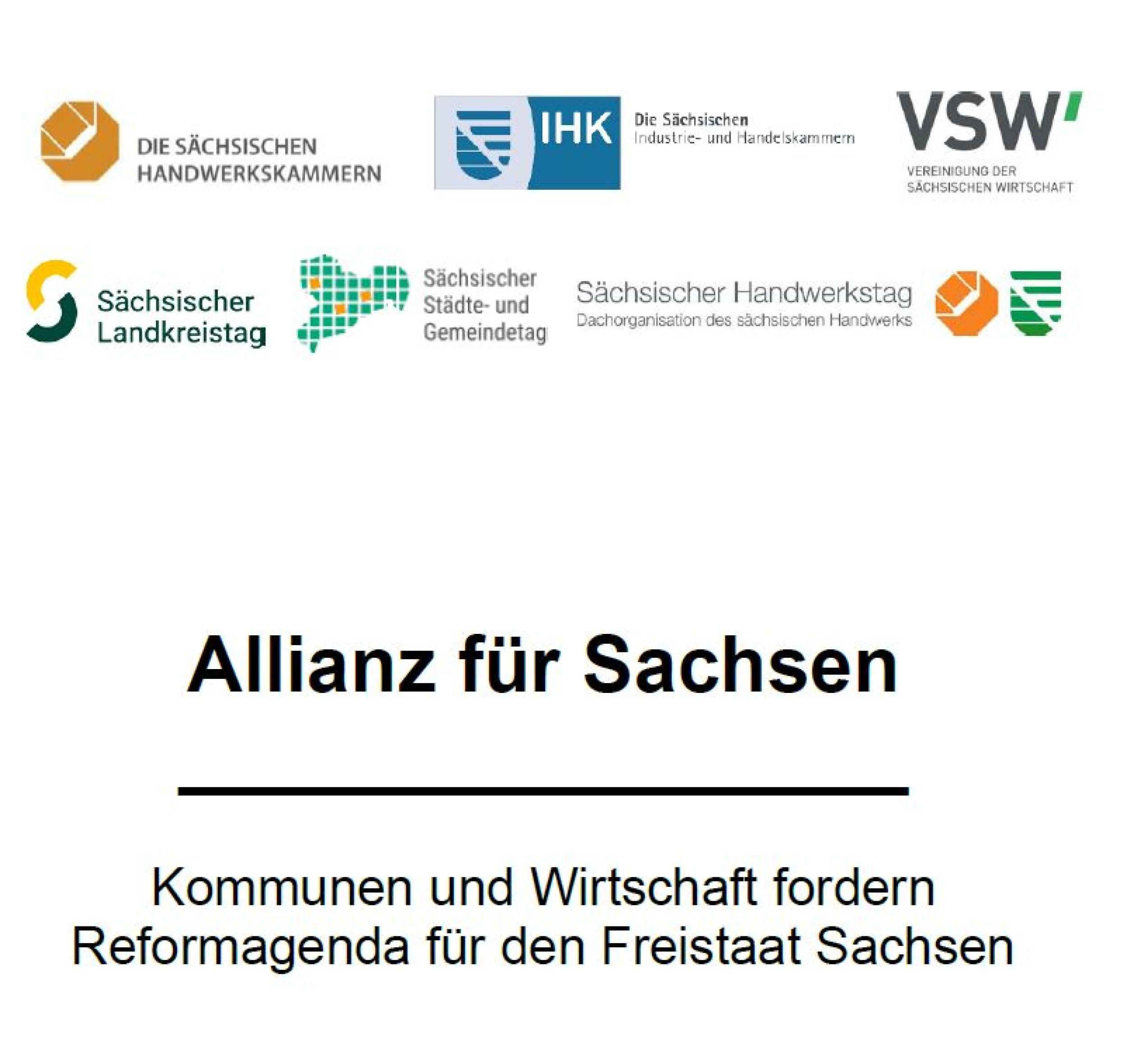 Allianz für Sachsen fordert Reformagenda – Kommunen und Wirtschaft ...